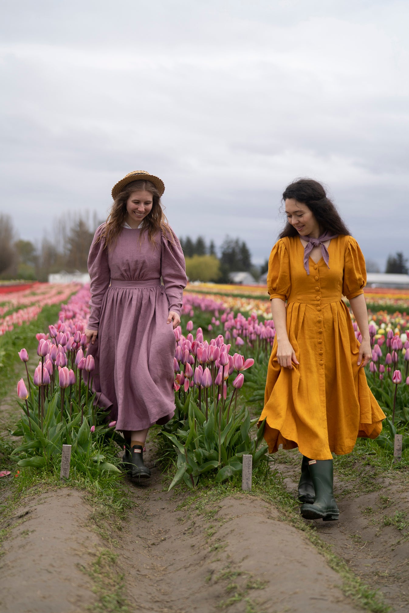 Cottagecore linen Dress – LittleWomenAtelier