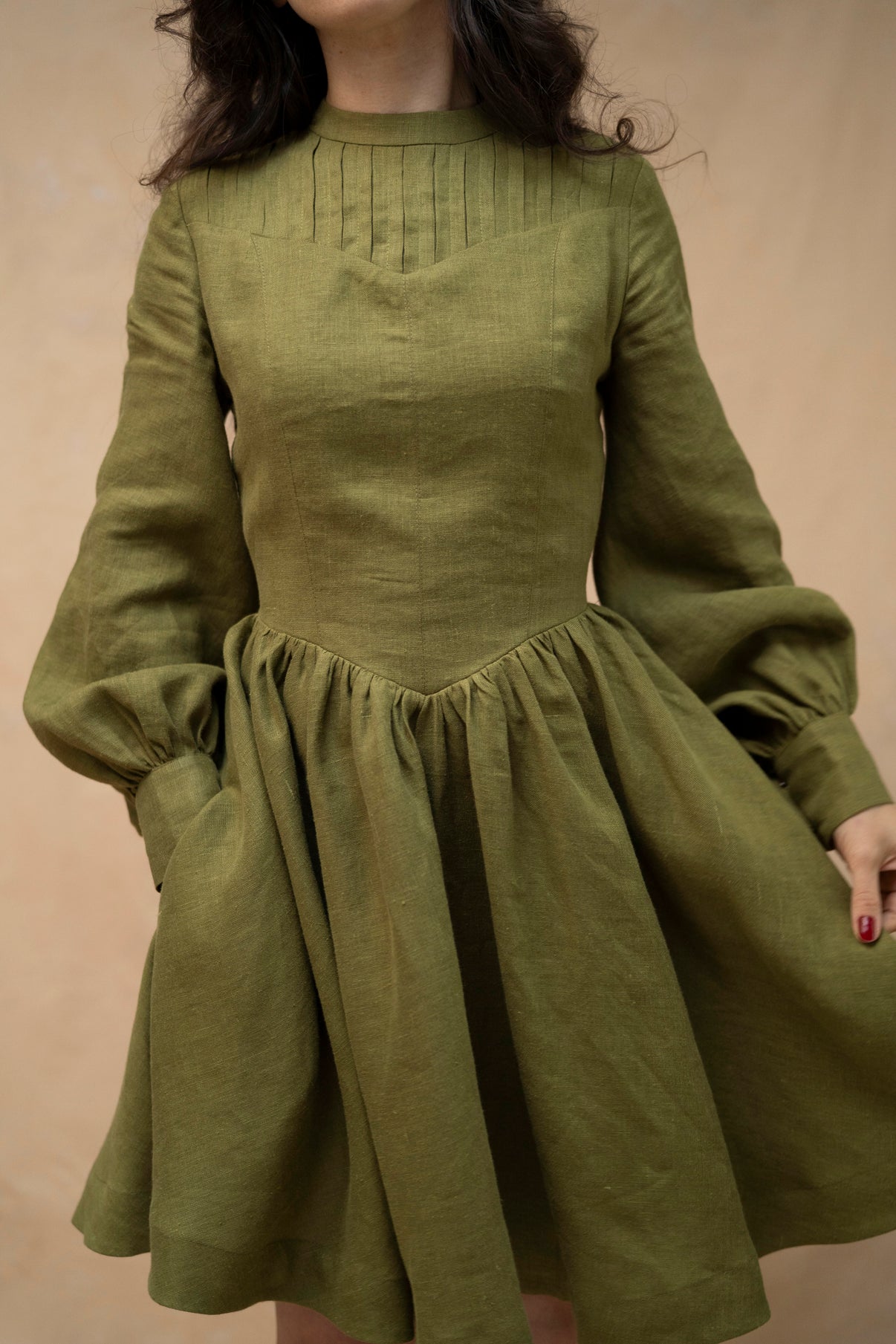 Mini Jo’23 linen dress – LittleWomenAtelier