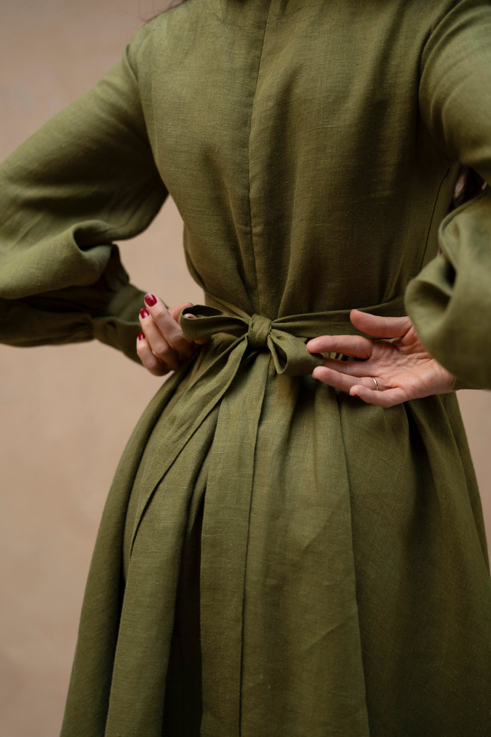 Mini Jo’23 linen dress – LittleWomenAtelier