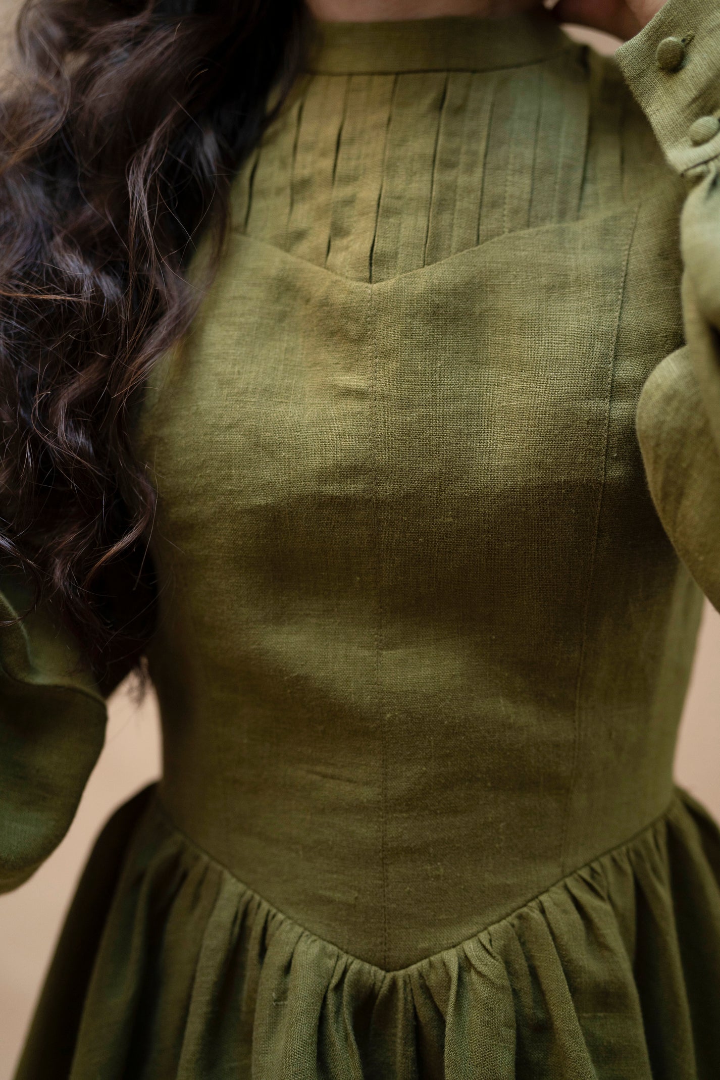 Mini Jo’23 linen dress – LittleWomenAtelier