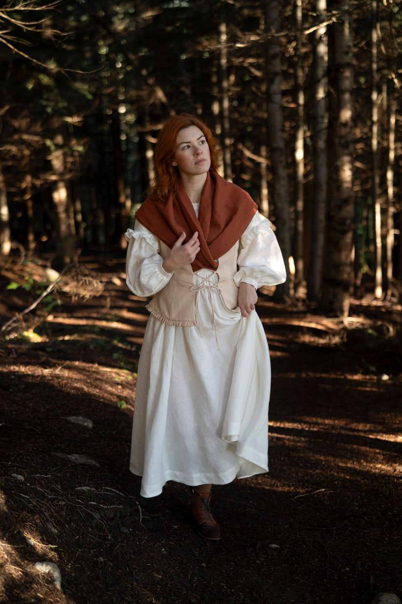 Elaine Linen Scarf – LittleWomenAtelier