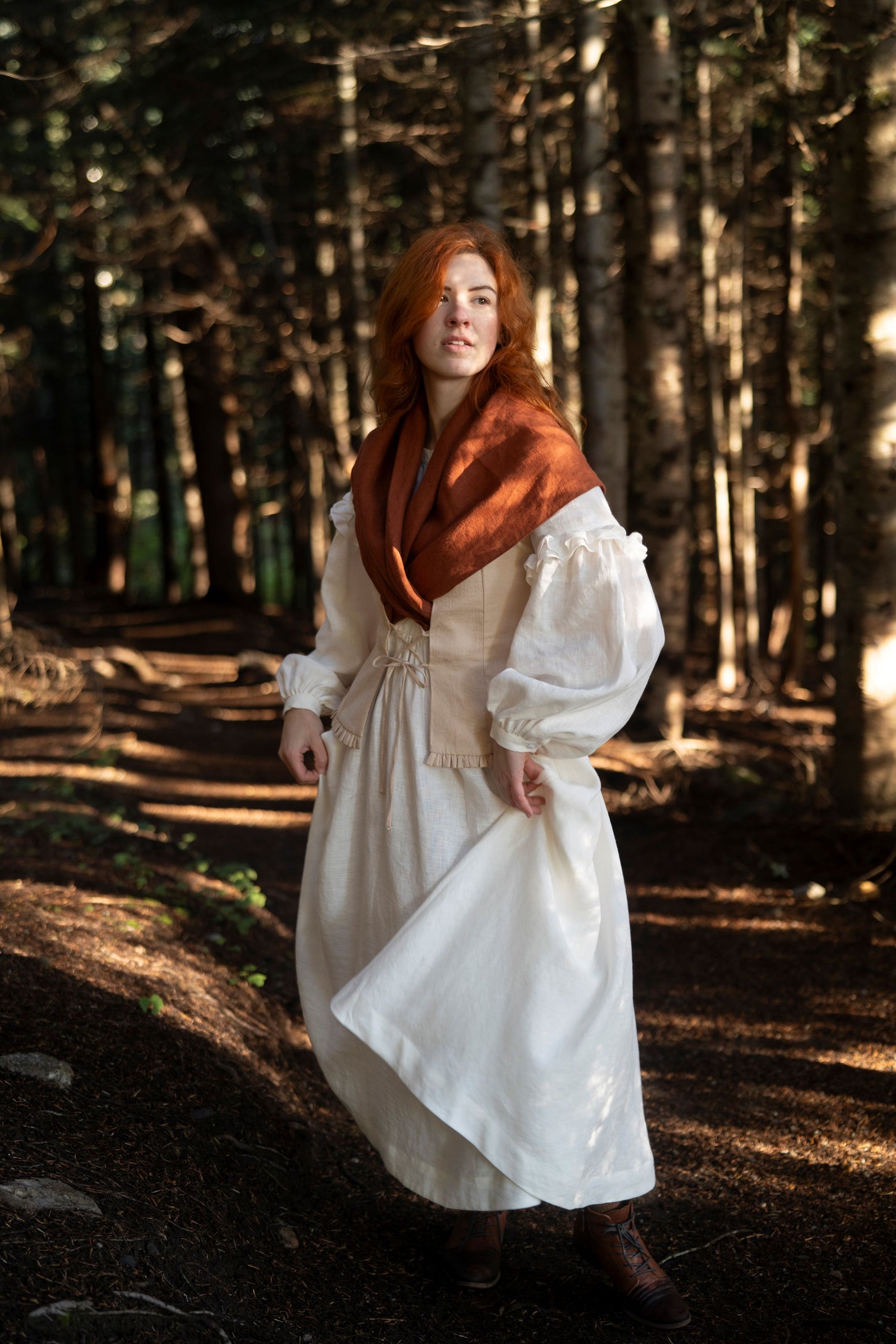 Elaine Linen Scarf – LittleWomenAtelier