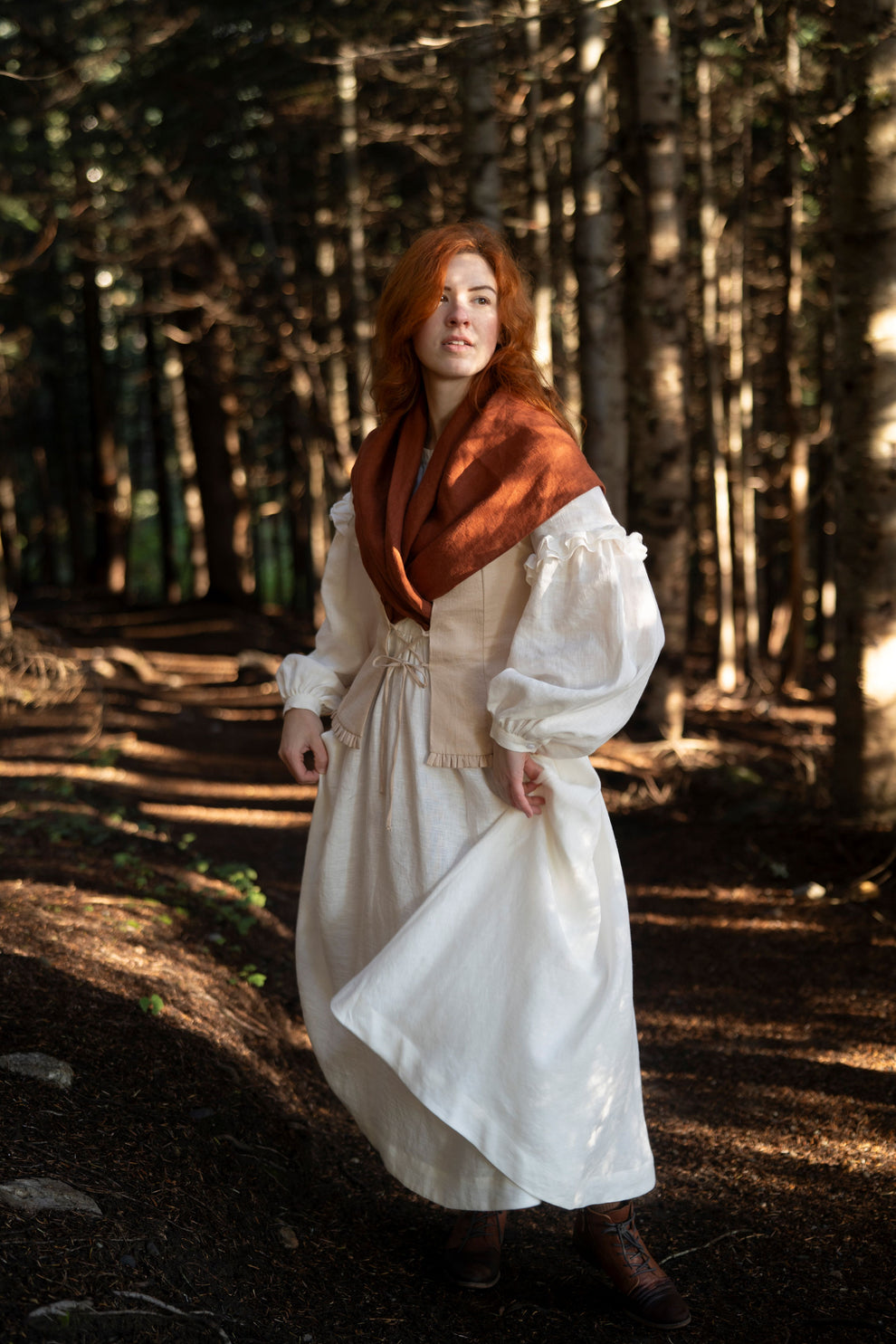 Elaine Linen Scarf – LittleWomenAtelier