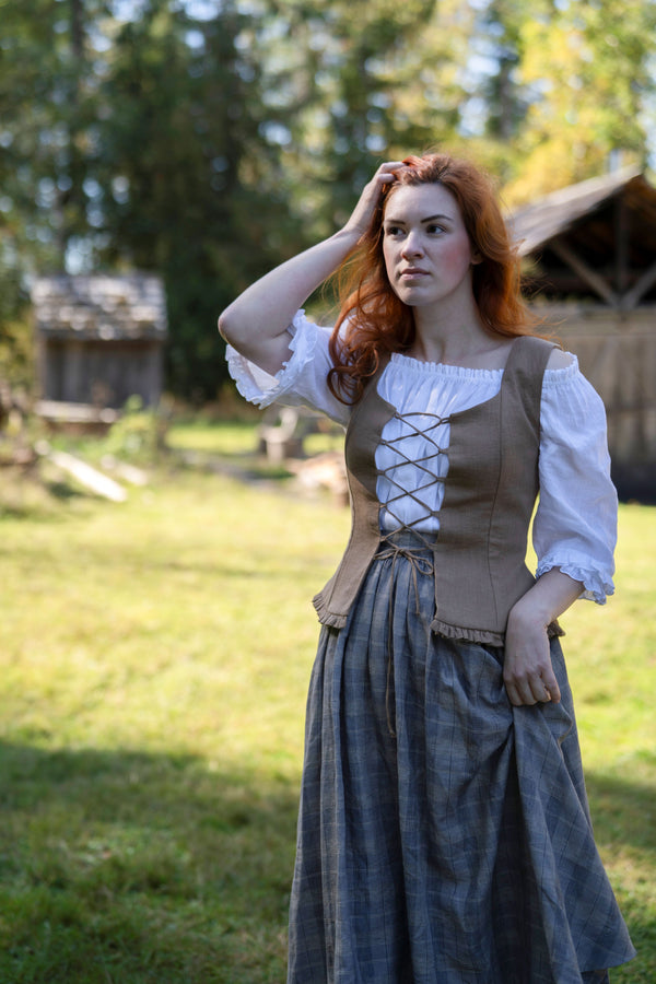 Fiona short linen Chemise – LittleWomenAtelier