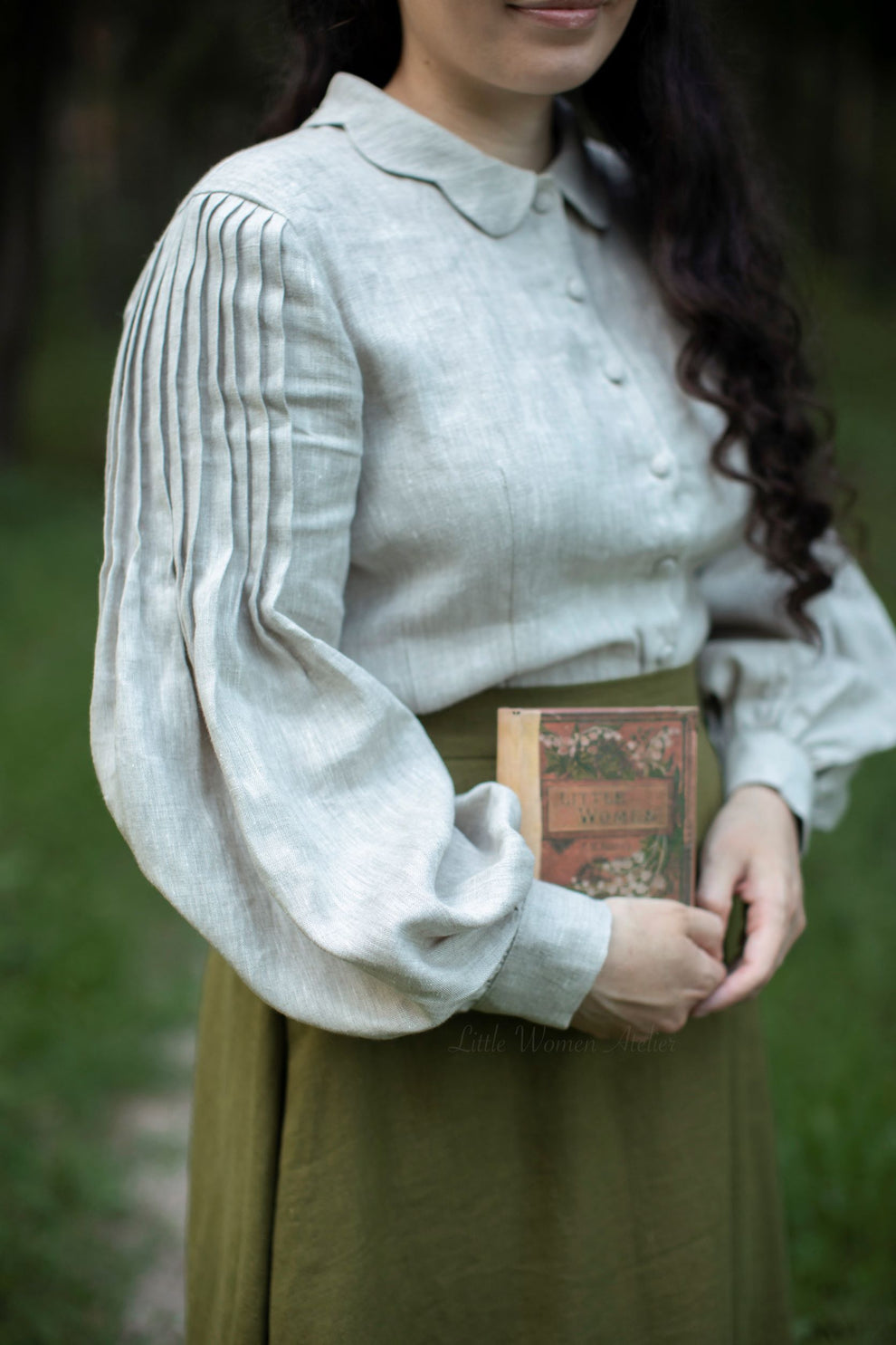 Beth linen top – LittleWomenAtelier