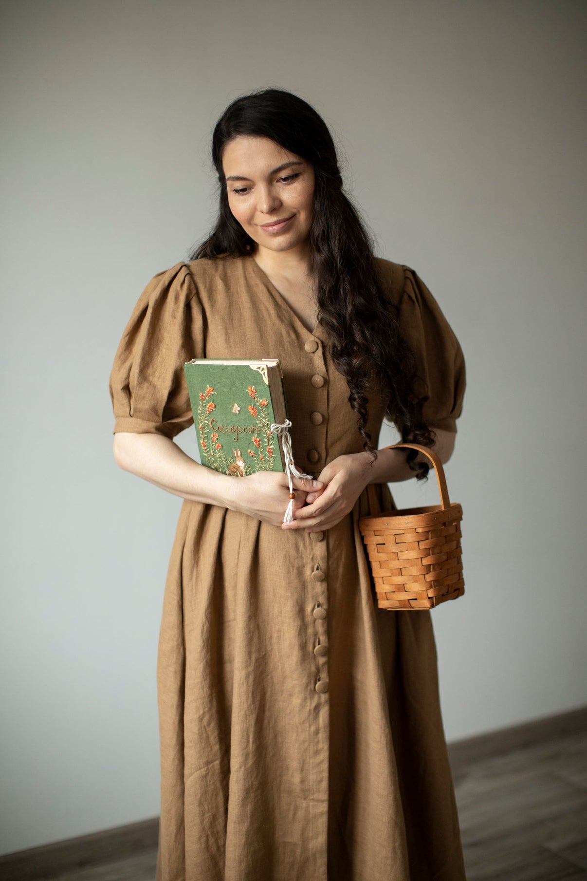 Cottagecore linen Dress – LittleWomenAtelier