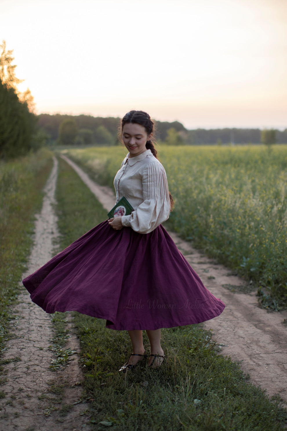 Beth linen top – LittleWomenAtelier