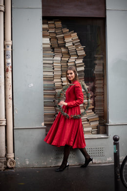 Jo Dress with long sleeves – LittleWomenAtelier