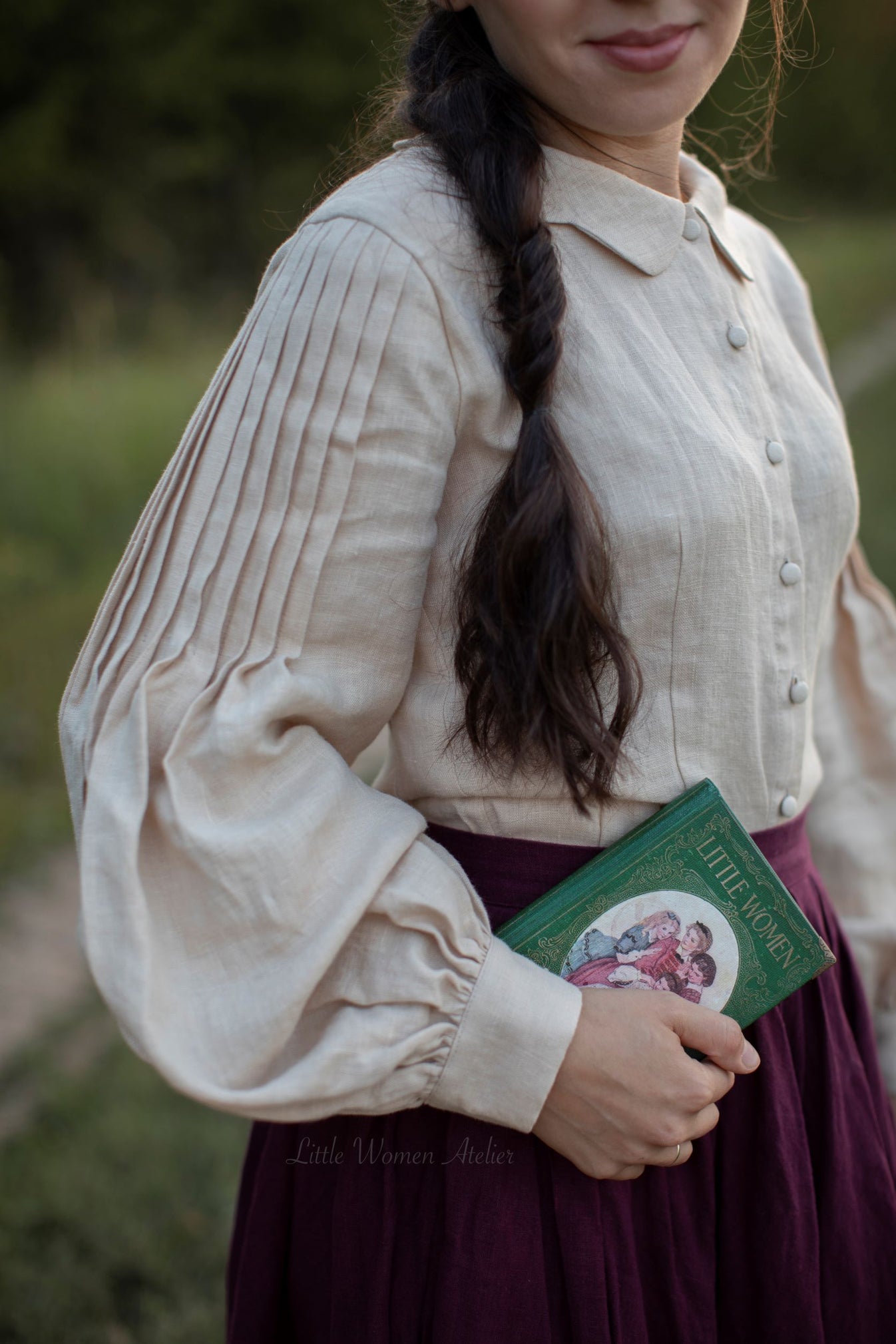 Beth linen top – LittleWomenAtelier