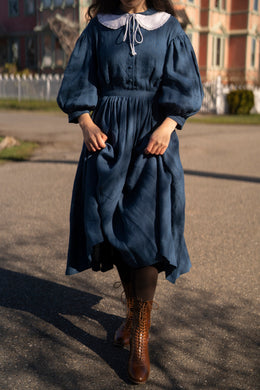 Meg Dress with 3/4 sleeves – LittleWomenAtelier